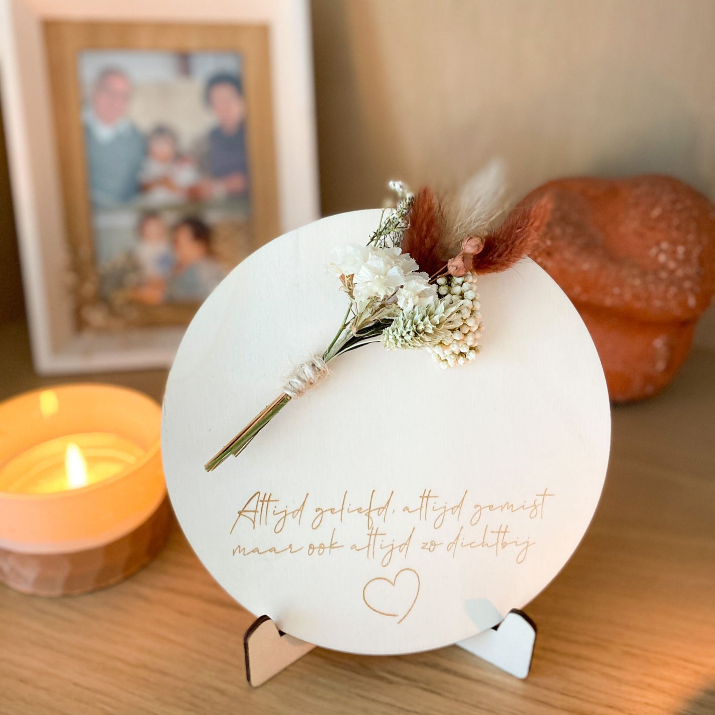 Aandenken overlijden – Made with love